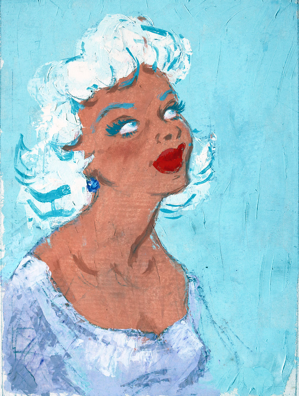 ILLUSTRATION ART: John Beaven (British, active 1940s - 1970s): Portrait ...
