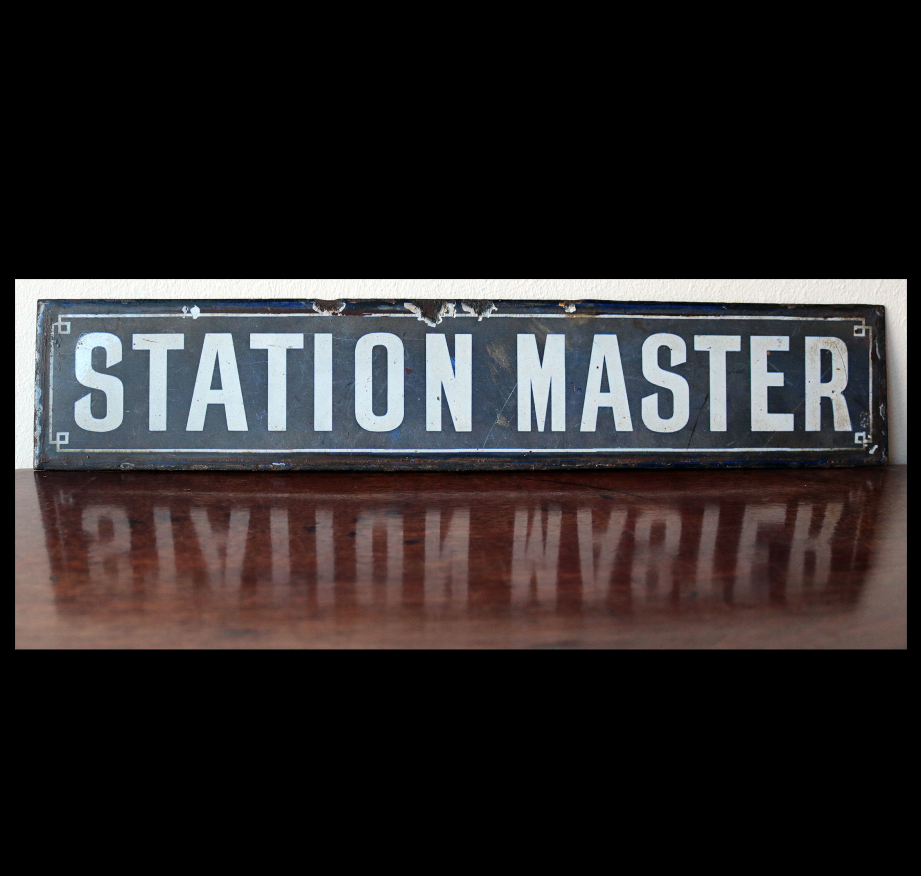 Station Master Sign | Stephanie Connell - Art & Antiques