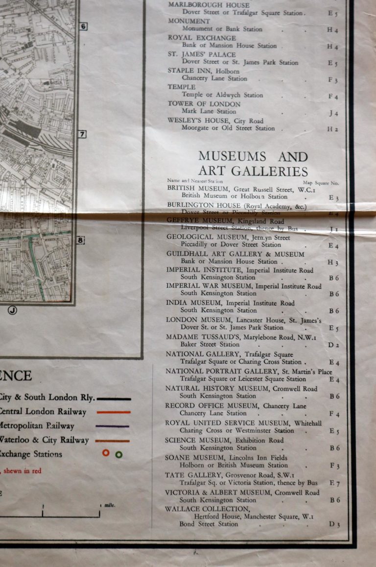 London Underground map 1929 4 | Stephanie Connell - Art & Antiques