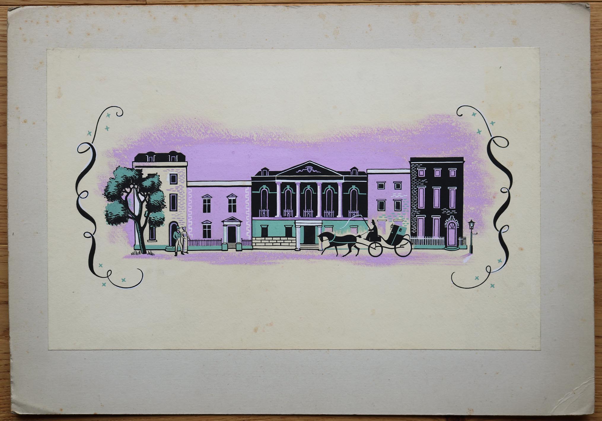 Georgian town 1940s Beryl Johnson design 3 | Stephanie Connell - Art ...