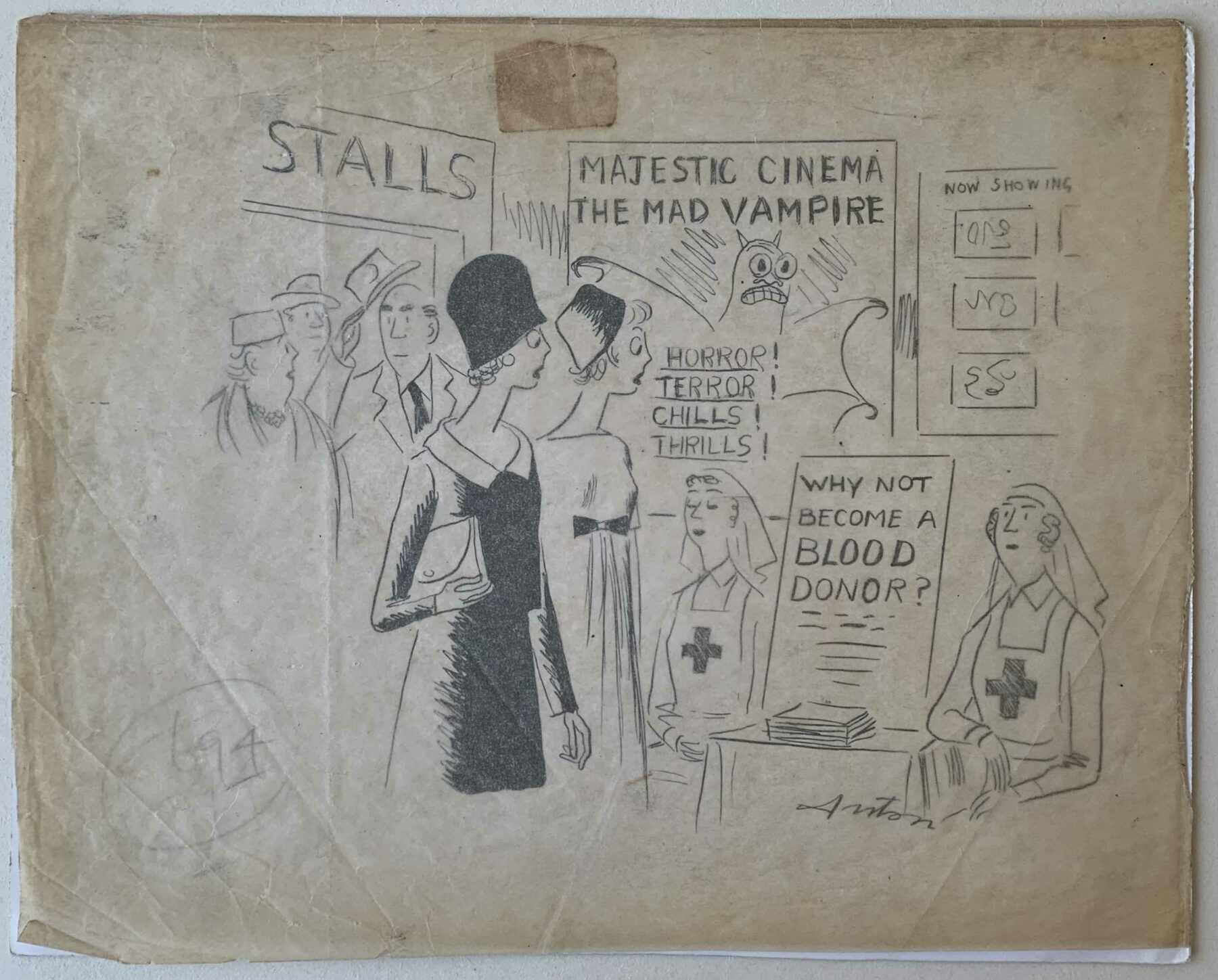 109 Anton Cartoon - Vampire Movie Blood Donor 4 | Stephanie Connell ...