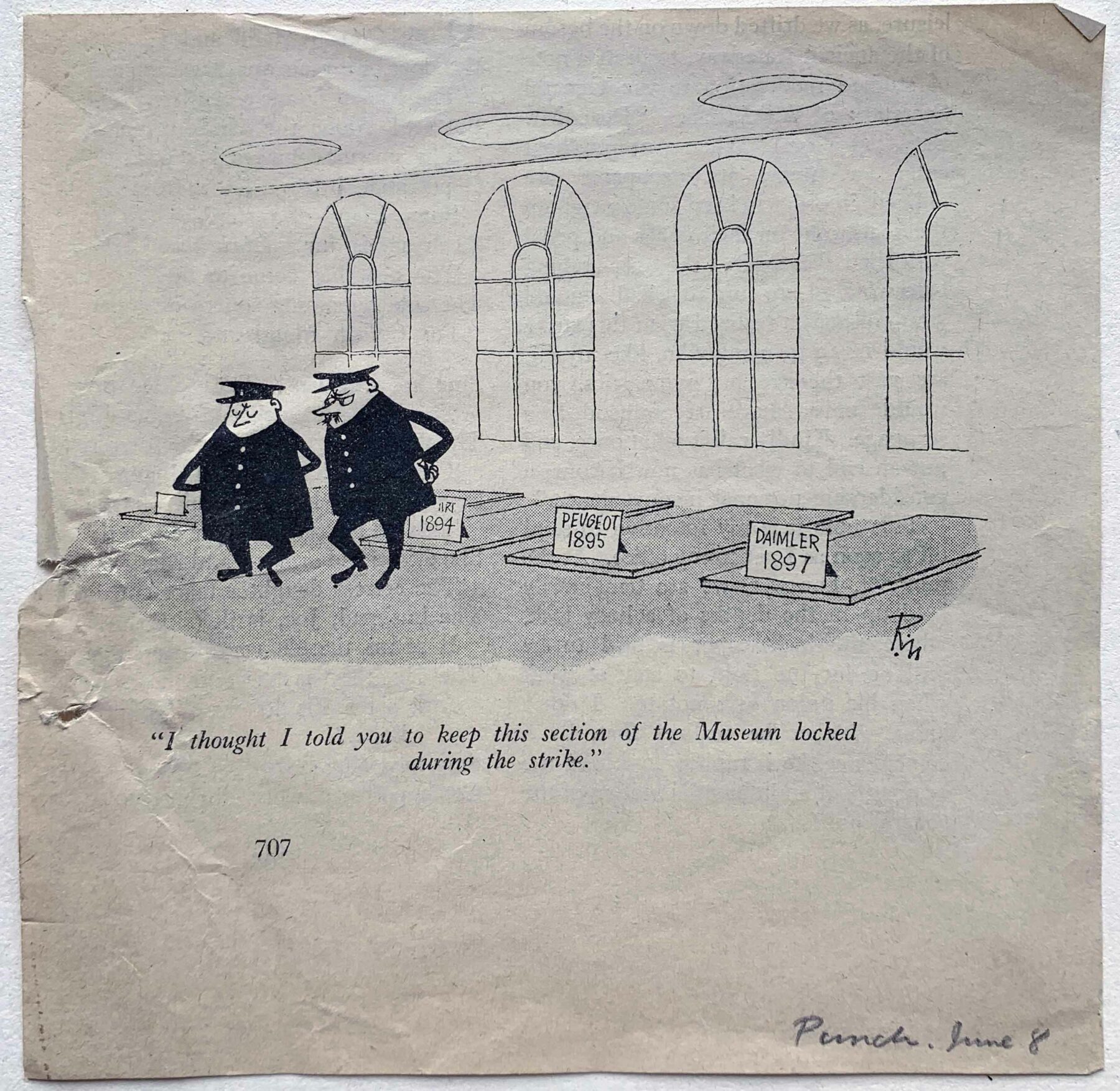 119 Reginald Mount Original Ink Punch Magazine Cartoon Drawing 8 ...